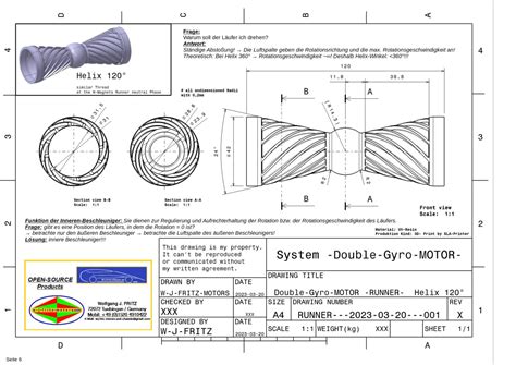 Double Gyro Motor Construction Manual W J Fritz Motors And