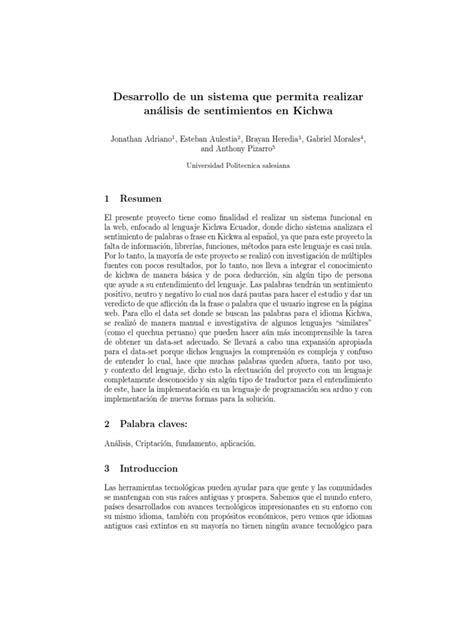 Springer Lecture Notes In Computer Science 1 Pdf Lenguaje De