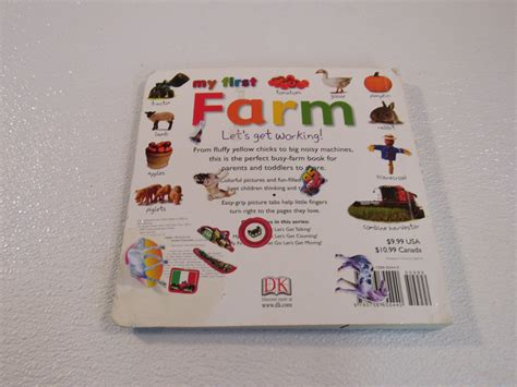 Dk Publishing My First Farm Lets Get Working Tabbed Board Book
