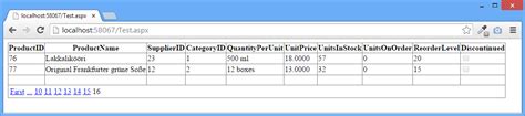 Customizing Pager Gridview Auto Paging