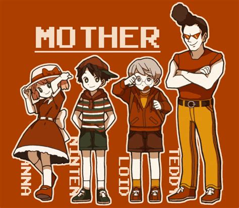 Ninten Ana Lloyd And Teddy Mother And More Drawn By Momose Shuhei Danbooru