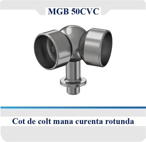 Cot Variabil De Colt Mana Curenta Rotunda D50 Mm Balustrade Din