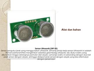 Utrasonic Sensor Dengan Arduino PPT