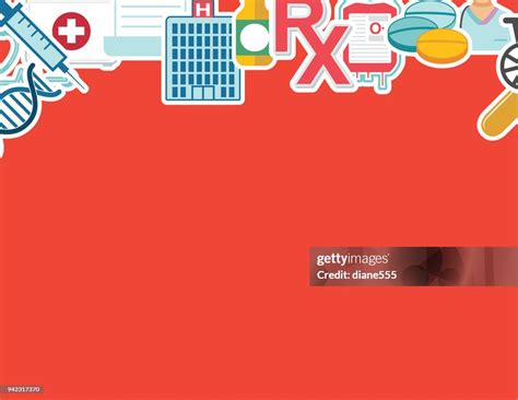 Medical And Healthcare Icon Borders And Backgrounds In Flat Design