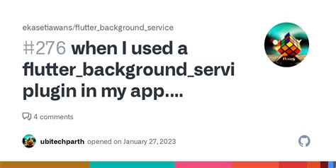When I Used A Flutter Background Service Plugin In My App Crashed App
