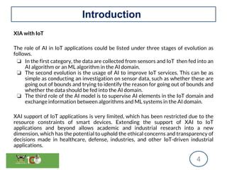Explainable AI Over The Internet Of Things IoT Overview State Of The Art And Future