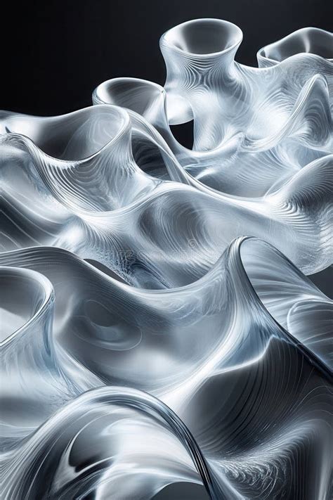 Flowing Organic Shapes With A Pulsating Dynamic Effect Featuring Rhythmic Motion Smooth