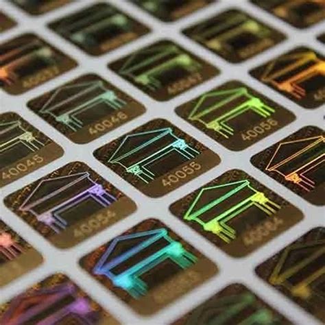 Gradient Effect Dot Matrix Hologram Sticker Color Multicolor At Best