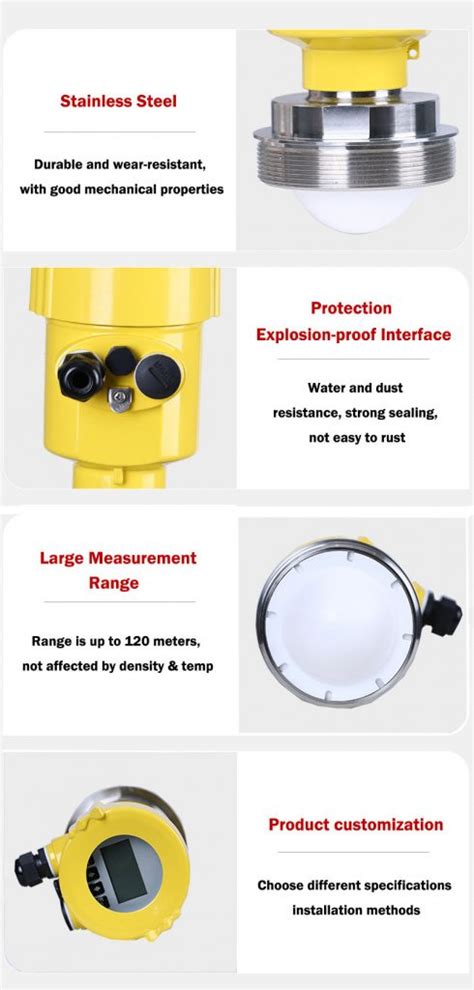 Non Contact Radar Level Transmitters Non Contact Radar Level Meter 80g Rada Level Transmitter