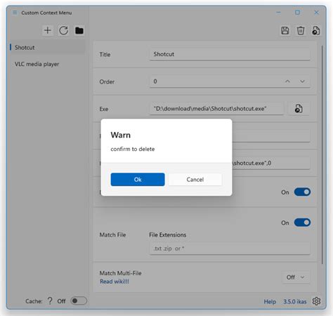 Custom Context Menu のダウンロードと使い方 k本的に無料ソフトフリーソフト