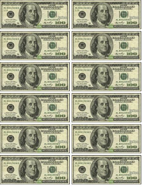 19 Ideas De Billetes Imprimibles Dinero De Juguete Plantilla De