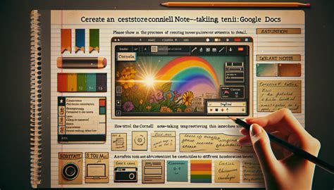 How To Make Cornell Notes Template In Google Docs Vegadocs
