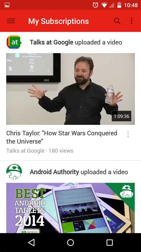 Greece Android Το YouTube στο Android αναβαθμίστηκε με Material