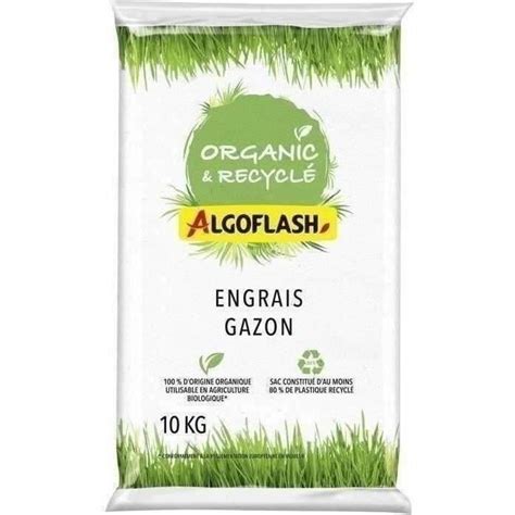 Engrais Gazon 100 Végétal Algoflash Naturasol Naturasol Organic Et