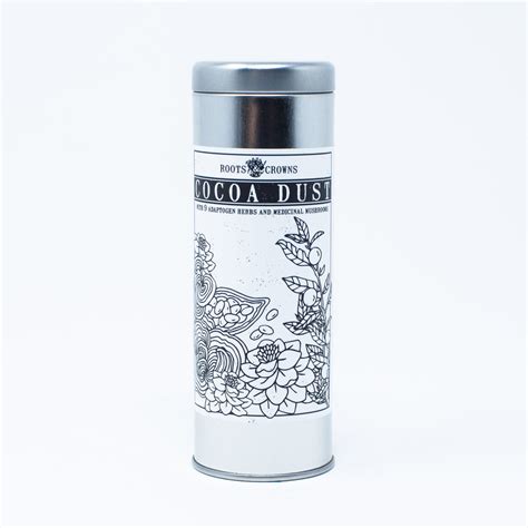 Cocoa Dust 9 Mushrooms And Adaptogen Herbs Roots And Crowns
