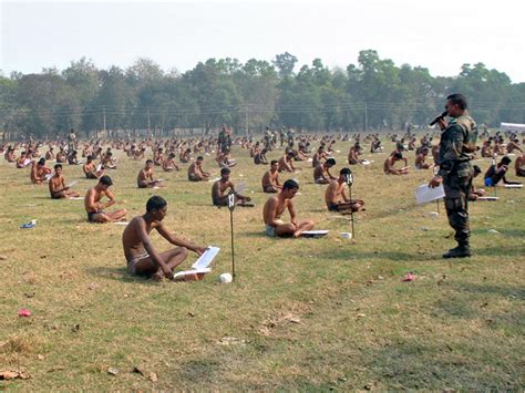 Would Be Soldiers Made To Strip By Indian Army To Stop Cheating The