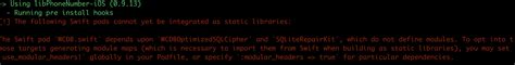 wcdb swift pod update error · issue 426 · tencent wcdb · github