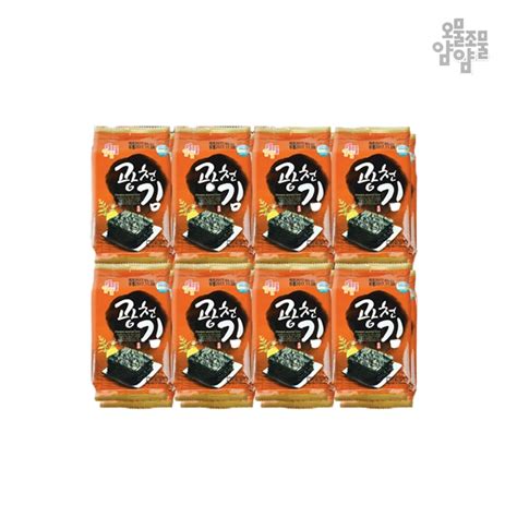 오물조물 광천도시락김 16봉 2900원 티몬