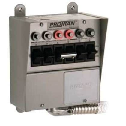 Reliance Controls 31406B :: Transfer Switch, Pro/Tran, 20A, 250V AC/DC, 7.5 kW, 1PH, 6 Circuit ...