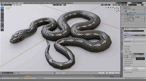 3d Model Black Mamba Animation Turbosquid 1264247