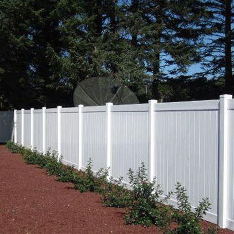 Weatherables Savannah 6 Ft H X 8 Ft W White Vinyl Privacy Fence Panel