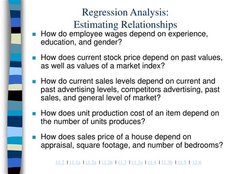 Ppt Regression Analysis Estimating Relationships Powerpoint Presentation Id 5463892