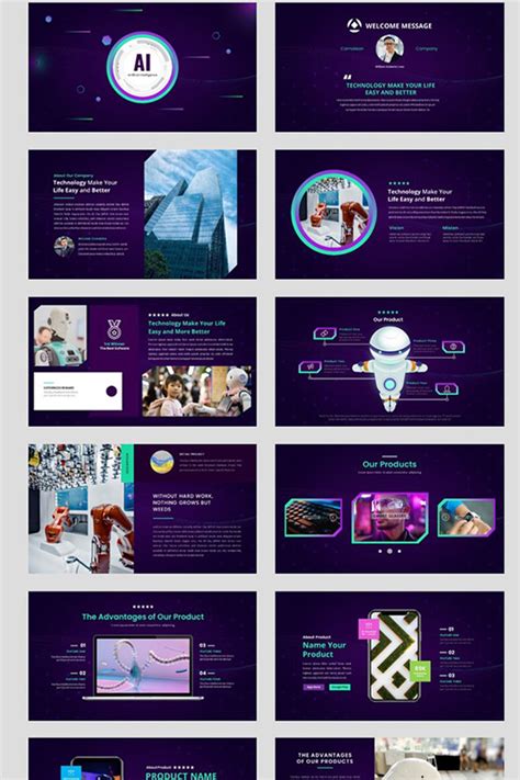 Artificial Intelligence Google Slide Template