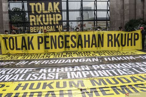 PMII Soroti Banyaknya Aksi Penolakan Pengesahan RKUHP ANTARA News