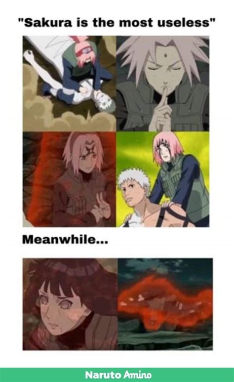 Sakura Is Not Useless Hinata Is Useless Though Naruto Amino