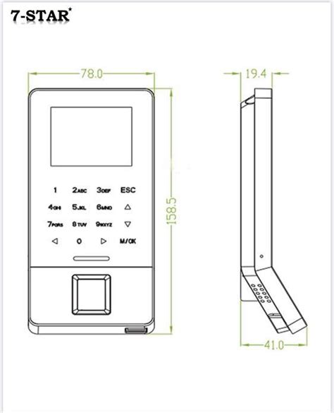 F22f28 Zkt Ultra Slim Fingerprint Time Attendance And Access Card