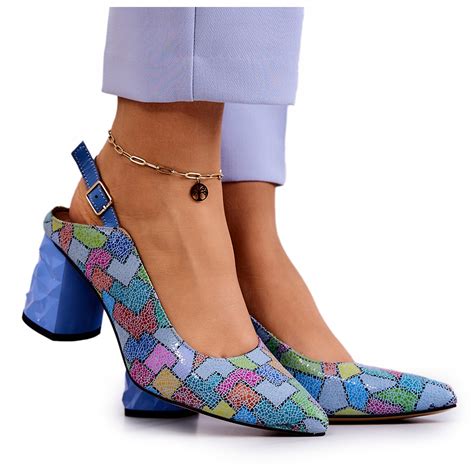 Niebieskie Skóra naturalna Buty Maciejka r 36 13671463079 Allegro pl