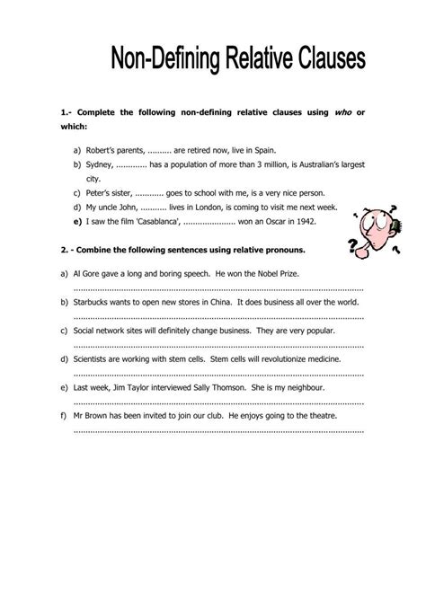 Khám Phá Non Defining Relative Clause Exercises Hướng Dẫn Toàn Diện Và Khám Phá Non Defining Relative Clause Exercises Hướng Dẫn Toàn Diện Và