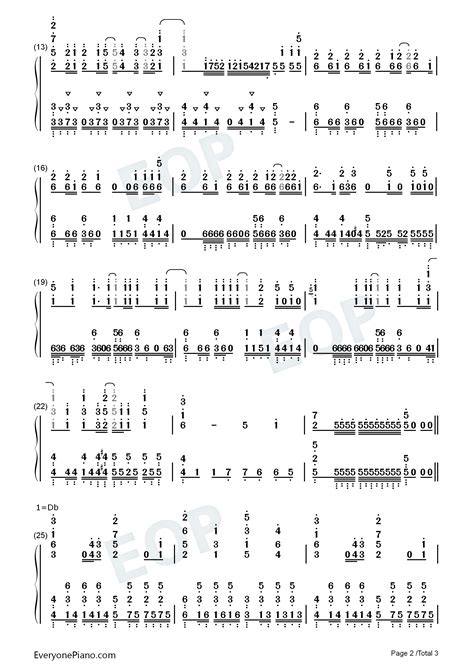 Chronos 食戟之灵神之皿 Op双手简谱预览 Eop在线乐谱架