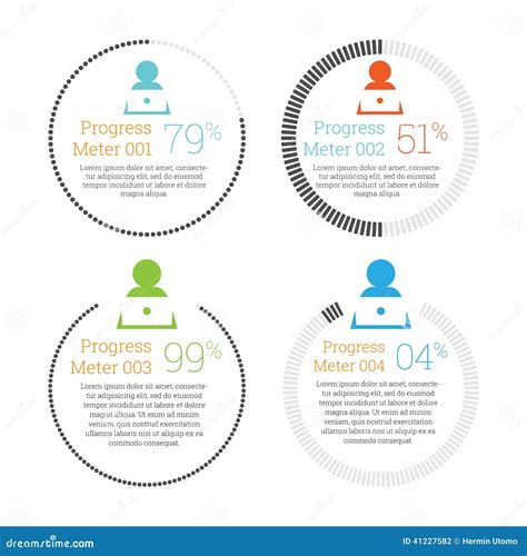 Progress Meter With Different Emotions Measuring Gauge Indicator Vector Illustration Black