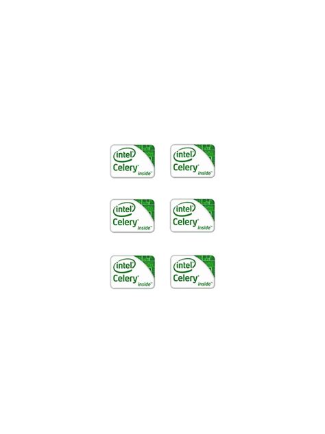 Intel Celery Stickers By Callumpy Redbubble