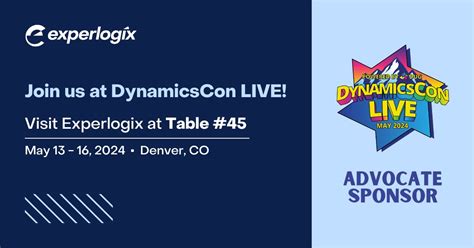 Experlogix On Linkedin Dynamicsconlive Msdyn365bc Msdyn365