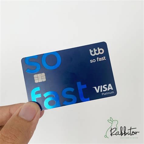 รีวิว Ttb So Fast ทีทีบี โซ ฟาสต์ บัตรเครดิตให้คะแนนไว ผ่อน 0 3 เดือน