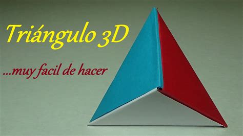 como hacer triángulo en 3d origami fácil de hacer artofit
