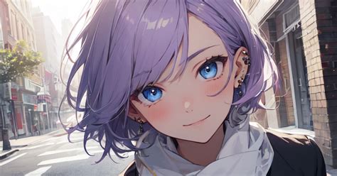 Aiイラスト 「おはよう！ 昨日は楽しかったね！！」 紫陽花ヒナえとむす巳のイラスト Pixiv