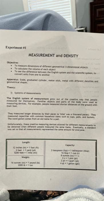 Solved C Using The Density Formula Calculate The Density Chegg Com