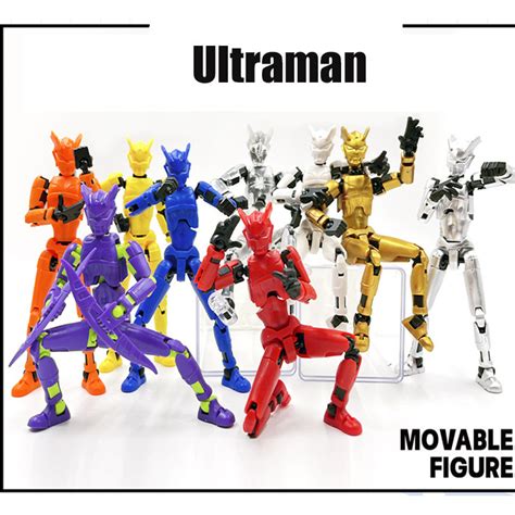 Lucky 13 Ação Figura 3d Impressora Ultraman Boneca Zero T13 Robô Junta