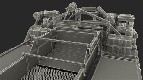 Equipment For Large Scale Gold And Diamond Mining 3d Model 149 3ds