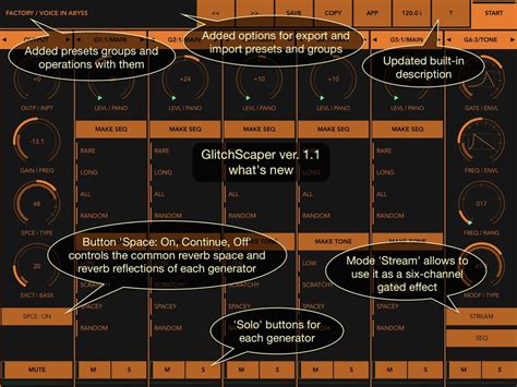 Glitchscaper App Iosmacos Has Been Updated To Version 11 New Mode Of The Generators
