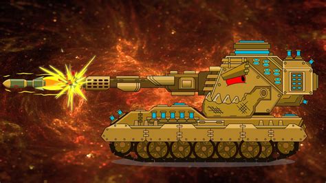 Monster Waffentrager E100 Tank Cartoons About Tanks YouTube
