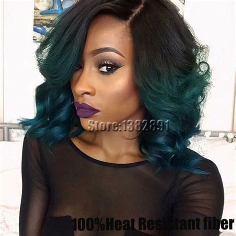 Cheap Synthetic Lace Front Wig African American Short Curly Synthetic