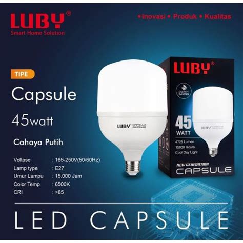Jual Lampu Led Capsule Luby W Watt Shopee Indonesia
