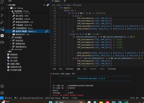 Stlink烧录怎么设置啊，swd，，线没接错 Embedded Ide Forum