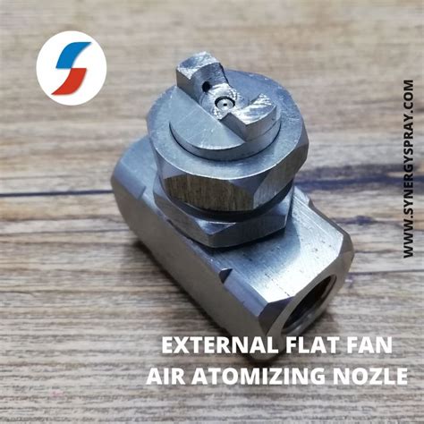 External Mixture Flat Fan Atomizer Synergy Spray Systems