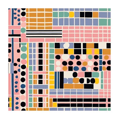 Premium Vector Modern Geometric Handdrawn Pattern