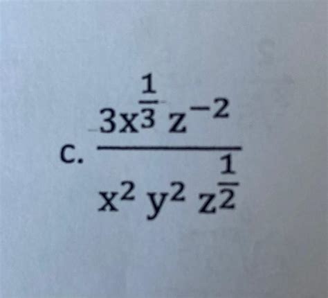 Solved Write A Simplified Expression In Exponential Form